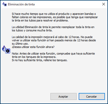 Cómo purgar la tinta con una utilidad de la computadora