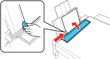 Loading Paper in the Sheet Feeder