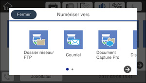 Numérisation vers un courriel
