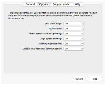 Printing with Expended Color Cartridges - Mac