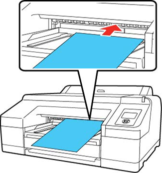 Loading Cut Sheets in the Front Manual Feeder