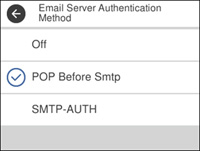 Configuring Email Server Settings
