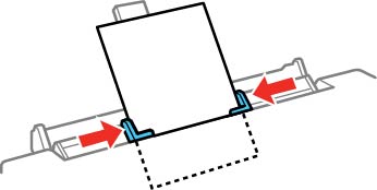 Loading Paper and Envelopes in the Rear Paper Feed Slot