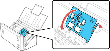 Replacing the Scanner Rollers
