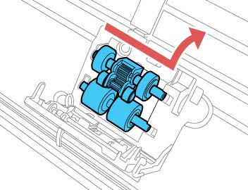 Replacing the Scanner Rollers