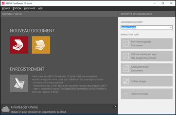 Numérisation à l'aide d'un logiciel de reconnaissance optique des caractères (ROC) - Windows