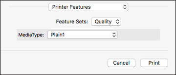 Selecting Basic Print Settings - PostScript Printer Software - Mac