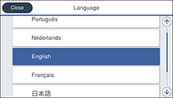 Changing LCD Screen Language