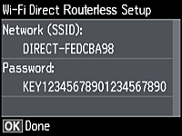 Enabling Wi-Fi Direct Mode