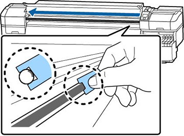 Applying Carriage Rod Grease