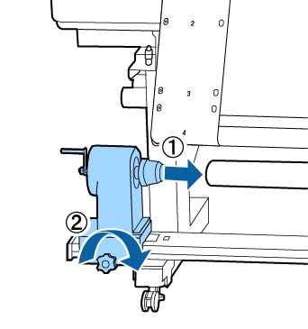 Adjusting the Auto Take-up Reel (Parallel Adjustment)