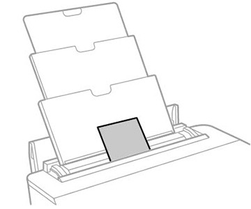 Loading Paper in the Rear Paper Feed Slot