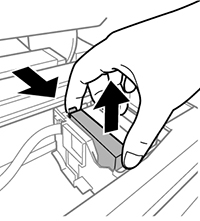 Removing and Installing Ink Cartridges