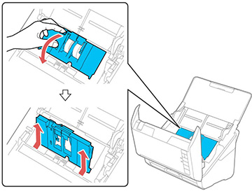 Replacing the Scanner Rollers
