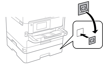Installing the Optional Paper Cassette Unit