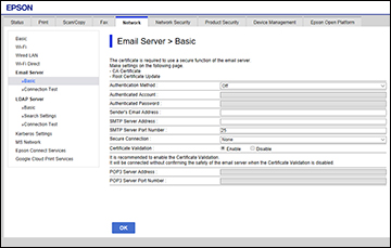 Configuring an Email Server