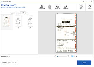 Scanning Receipts and Using Receipt Manager