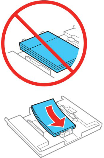 Loading Paper in Cassette 1 (Upper Cassette)