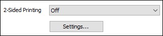 Selecting Double-sided Printing Settings - Windows