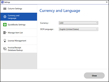 Changing Currency and Language Settings