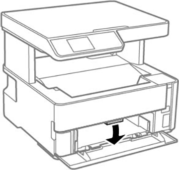 Loading Paper in the Rear Paper Feed