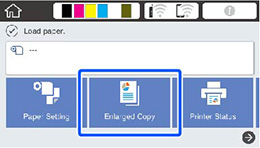 Printing Enlarged Copies from the Scanner