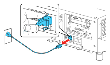 Apagado del proyector