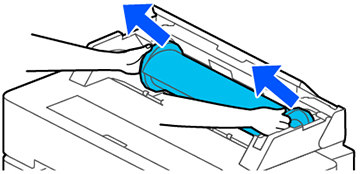 Removing Roll Paper
