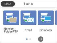 Starting a Scan Using the Product Control Panel