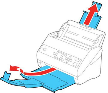 Loading Multiple Sizes of Originals in the Input Tray