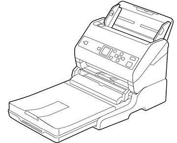 Numérisation depuis le chargeur automatique de documents avec la base ...