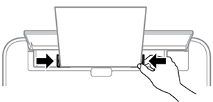 Loading Paper in the Rear Paper Feed