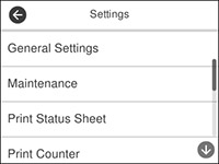 Printing a Network Status Sheet