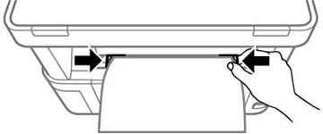 Loading Paper in the Rear Paper Feed Slot