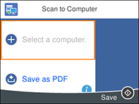 Scanning to a Connected Computer