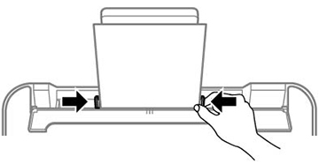 Loading Paper in the Rear Paper Feed