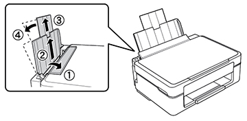 Loading Paper in the Rear Paper Feed