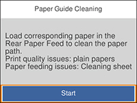 Cleaning the Paper Guide