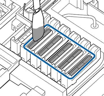 Cleaning the Anti-drying Caps
