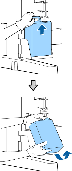 Replacing the Waste Ink Bottle