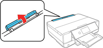 Loading Paper in the Rear Paper Feed Slot