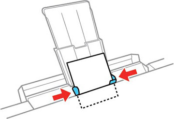Loading Paper in the Rear Paper Feed Slot