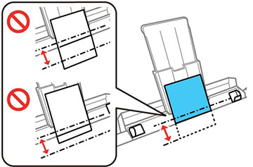 Loading Paper in the Rear Paper Feed Slot