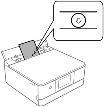 Loading Paper in the Rear Paper Feed Slot