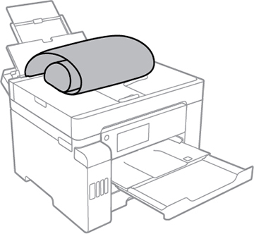 Loading Paper in the Rear Paper Feed Slot