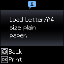 Checking the Nozzles Using the Product Control Panel