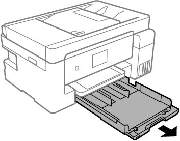 Loading Paper in the Cassette