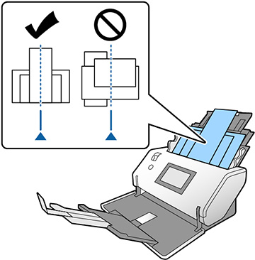 Loading Multiple Sizes of Originals in the Input Tray