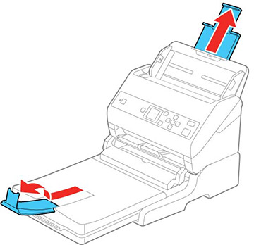 Scanning from the ADF with the Flatbed Scanner Dock Attached