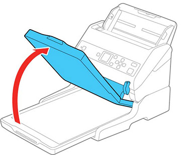 Scanning from the Docked Flatbed Scanner